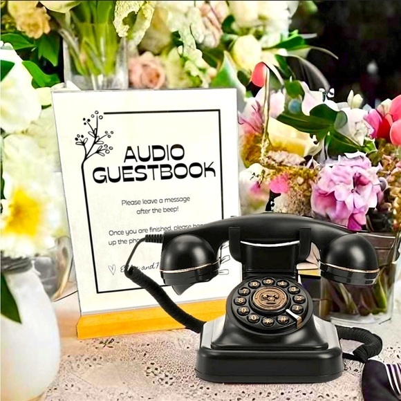 theVOICEguestbook | Other | New Audio Guestbook Wedding Phone Vintage ...